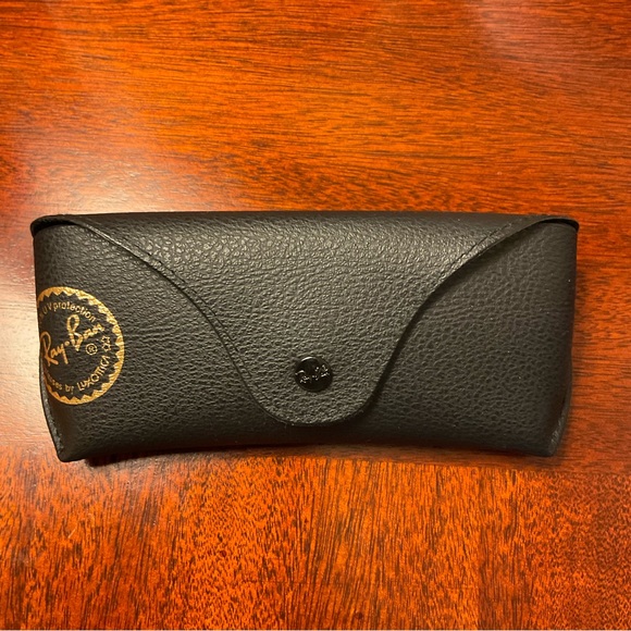 Ray-Ban | Accessories | New Ray Ban Sunglass Case Black With Gold ...